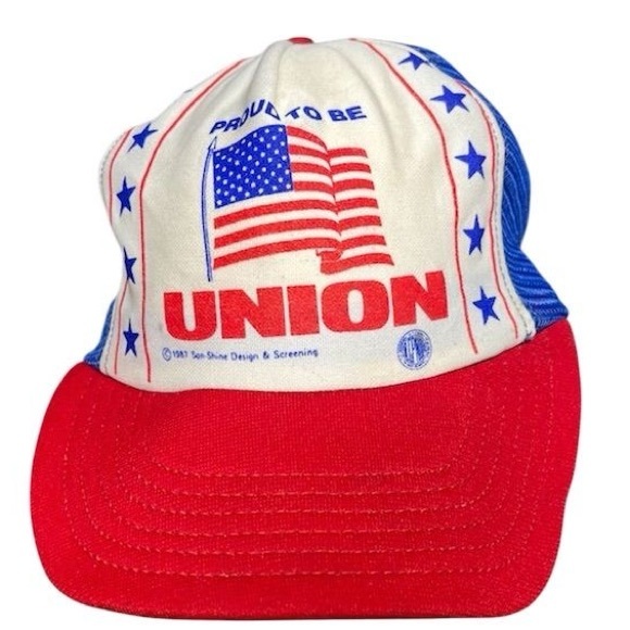 Union | Accessories | 987 Vintage Railroad Union Trucker Hat | Poshmark